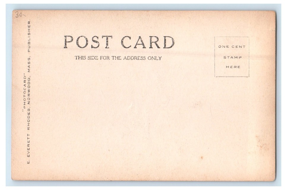 1906 Lake Massapoag Boat Sharon Massachusetts MA RPPC Photo Antique ...