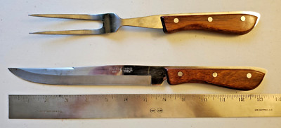 Regent Swords Lightning Edge Carving Knife 8", Meat Fork. Used, No Rust ...