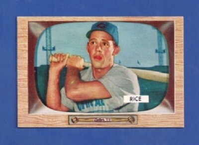 1955 BOWMAN # 52 HAL RICE CHICAGO CUBS EX+ | eBay