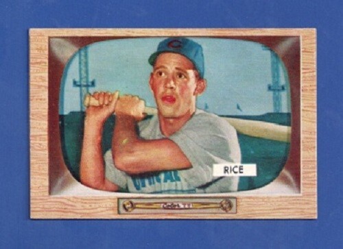 1955 BOWMAN # 52 HAL RICE CHICAGO CUBS EX+ | eBay