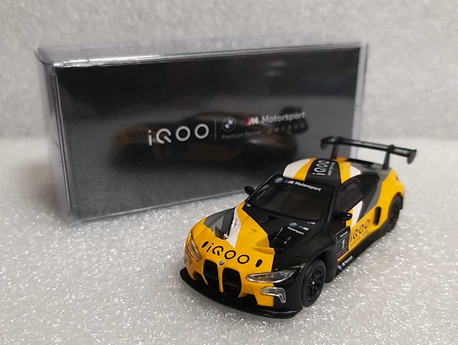 MINI GTxIQOO BMW M4 GT3 Diecast Model Mostersport Premium Partner 1/64 ...