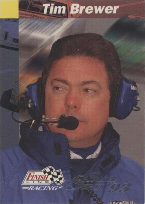 1993 Pro Set Finish Line - Tim Brewer #175 Silver Series for sale ...