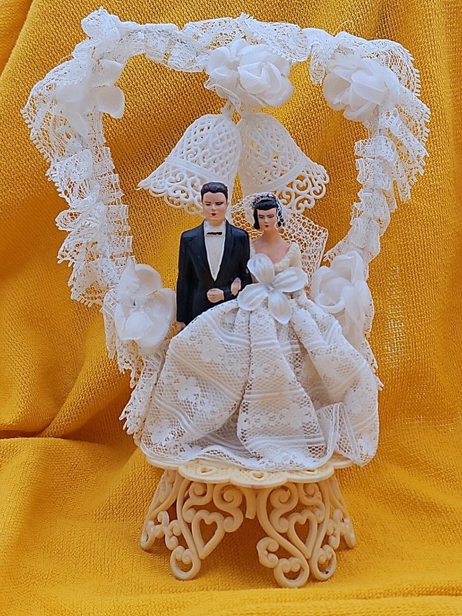 Vintage Wedding Cake Toppers Upcycled Vintage Cake Toppers My