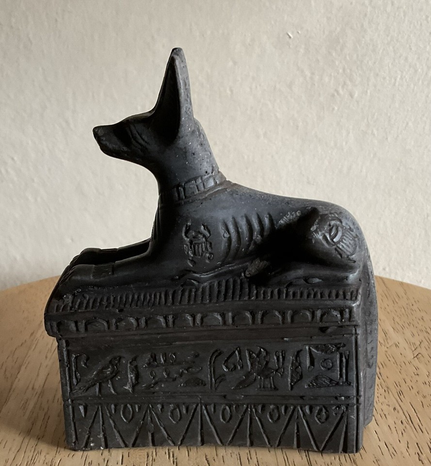 Anubis Statue Seated on a grave , Basalt Statue for God of ...