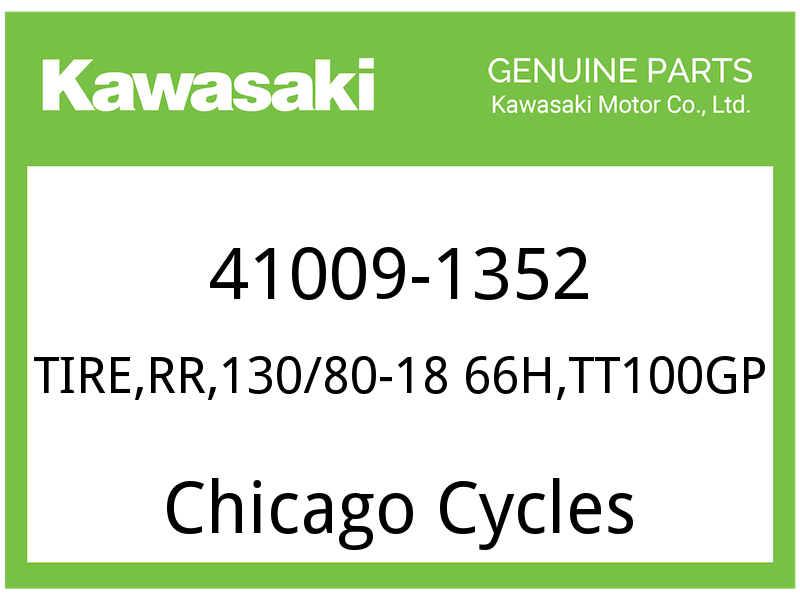 KAWASAKI 41009-1352 TIRE,RR,130/80-18 66H for sale online | eBay