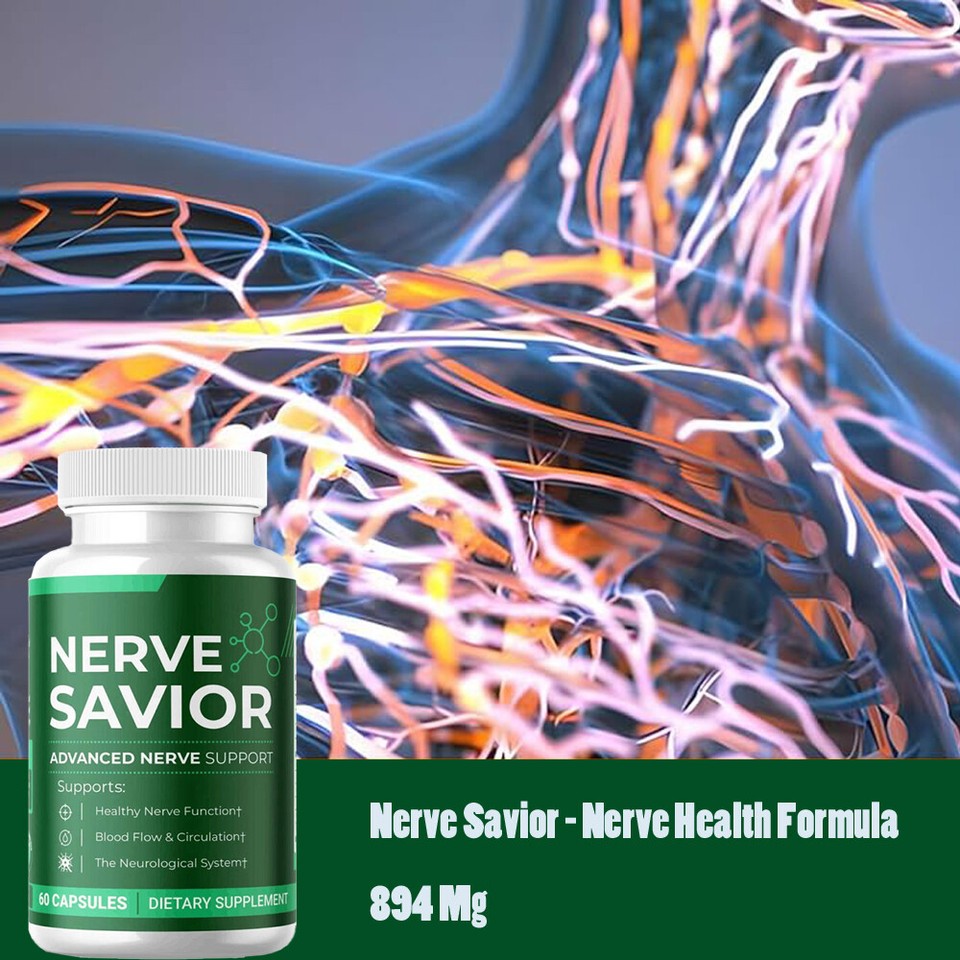 Nerve Savior Supplement Nerve Formula 60 Caps Blood Flow & Circulationt | eBay
