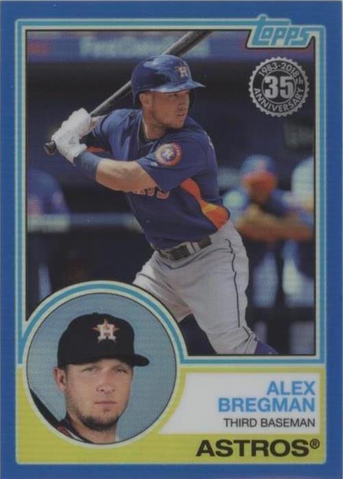 2018 Topps - Silver Pack 1983 Topps Design Chrome Series 2 Alex Bregman ...