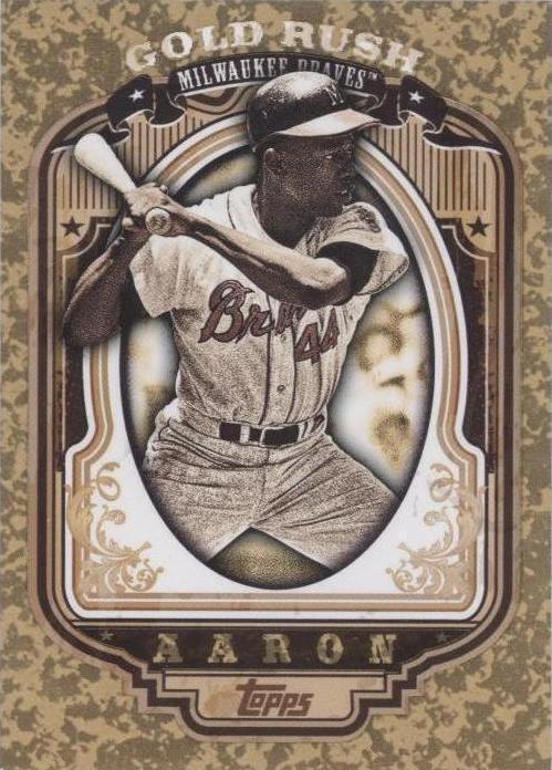 2012 Topps - Gold Rush Hank Aaron #50 for sale online | eBay