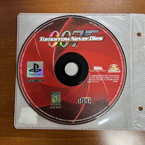 007 Tomorrow Never Dies Black Label PS1 Sony PlayStation 1 Disc Only | eBay