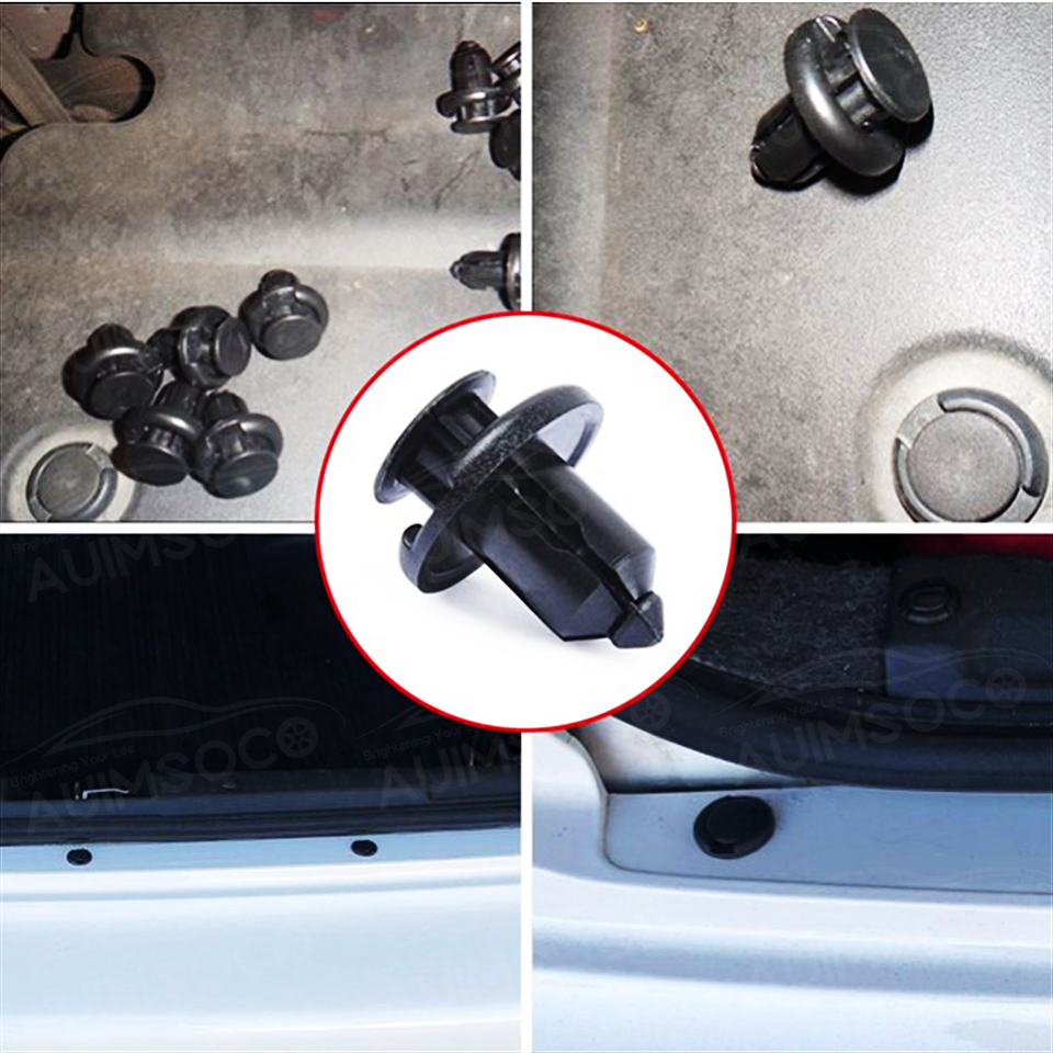 Clip FENDER RIVET PUSH TYPE BUMPER BODY MOLDINGS TRIM For 2008-2012 ...