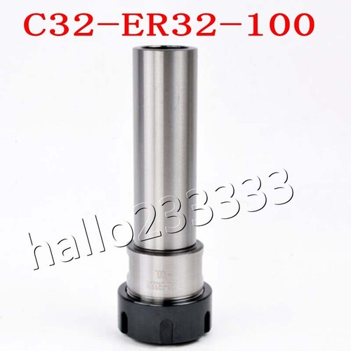 C32 ER32 100L Straight Shank Collet Chuck Toolholder for CNC Lathe ...