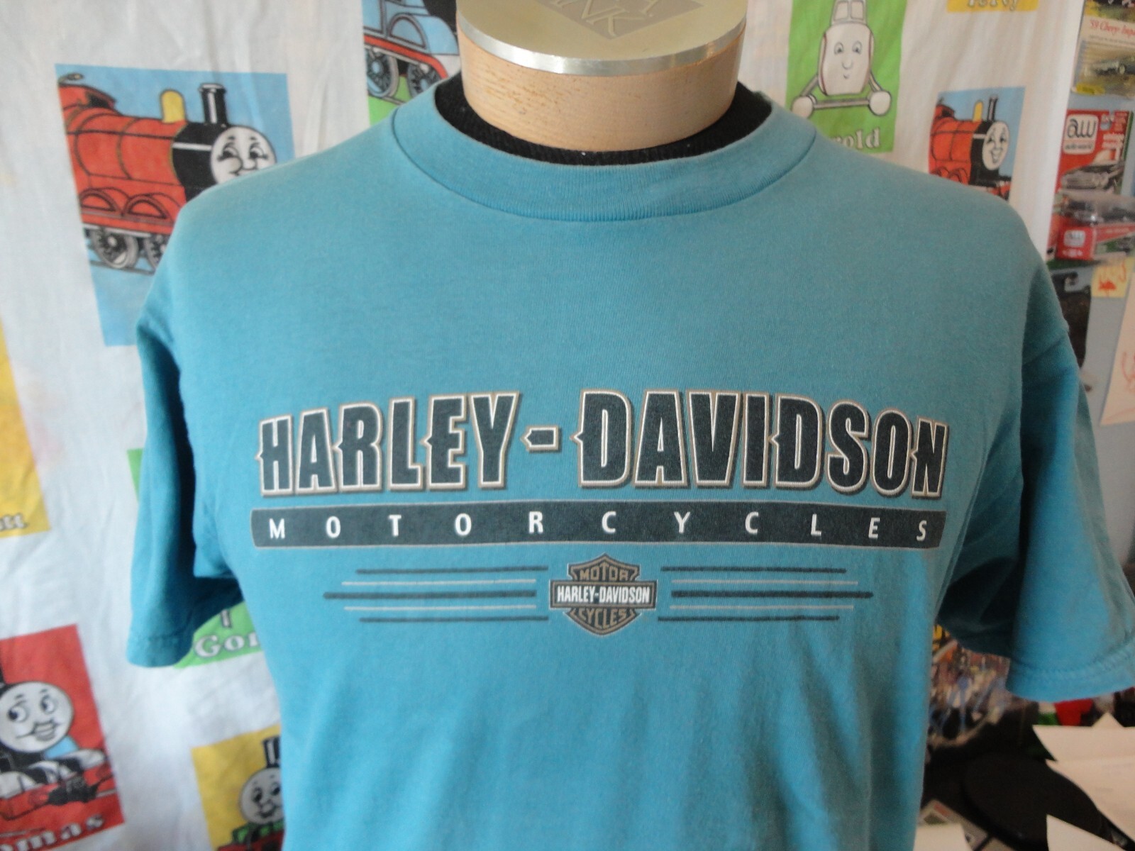 Vintage 90s Harley Davidson Motorcycle New Hampshire … - Gem