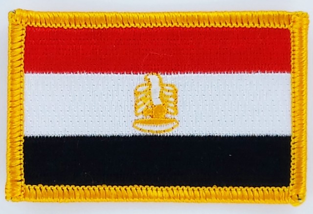 EGYPT EGYPTIAN FLAG PATCHES backpack PATCH BADGE IRON ON EMBROIDERED ...