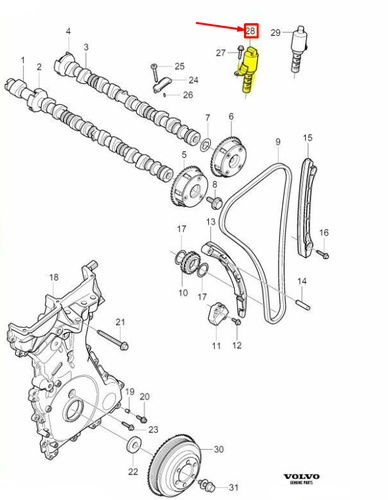 VOLVO V60 Camshaft Adjustment Solenoid 31316633 NEW GENUINE | eBay