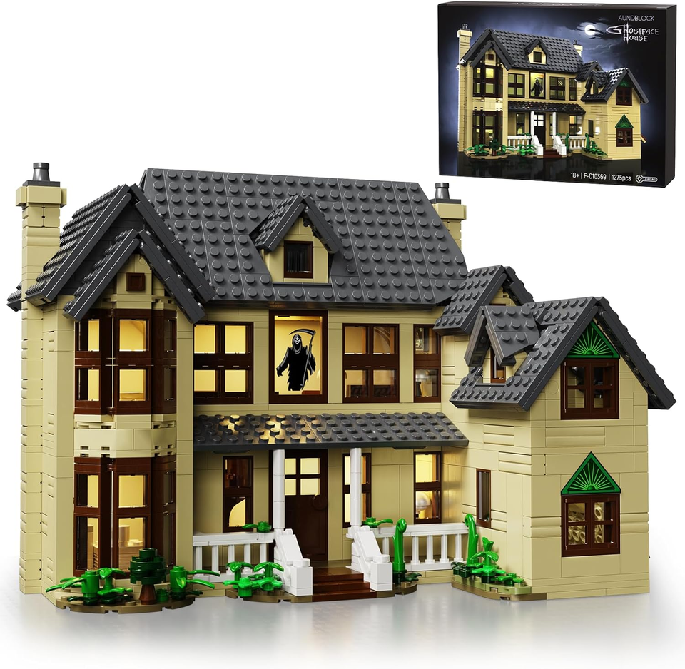 Ghostface House Building Block Set, Spring Estate Scary Movie Horror ...