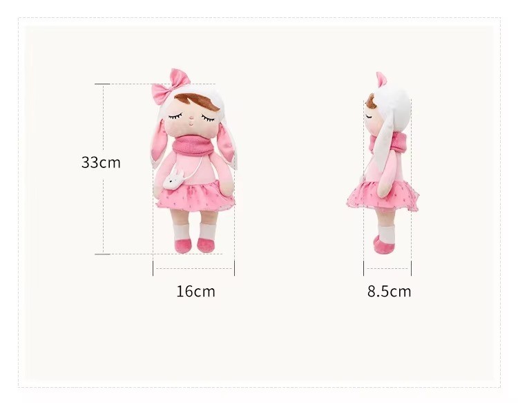 Metoo Angela Doll Pink Rabbit Unicorn Fox Cat Fores Animals Stuffed ...