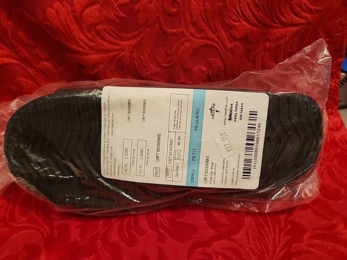 MEDLINE MENS Post Op Semi Rigid Shoe Small Black New In Package | eBay
