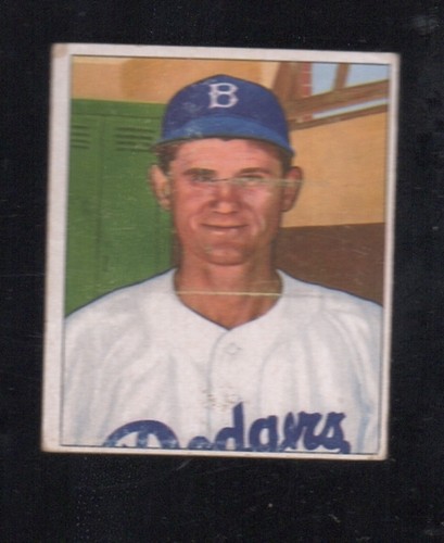 1950 Bowman #167 Preacher Rowe Dodgers "tape on back" LOOK !!! | eBay