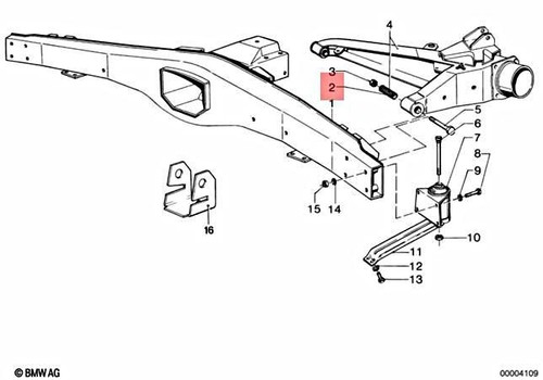 Genuine BMW M3 Z3 M Roadster 114 E12 E21 E23 Set Rubber Mounting ...