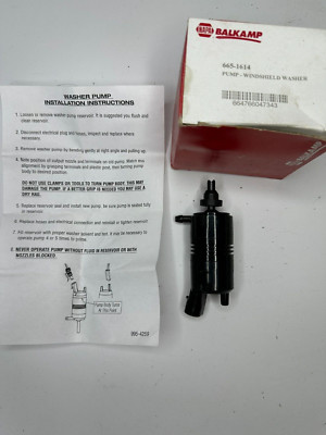 Windshield Wiper Washer Fluid Pump NAPA 665-1614 ~ NEW ~ FREE SHIPPING ...