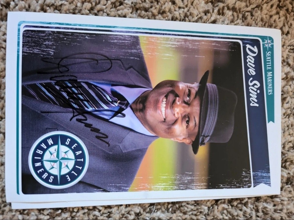 MLB Dave Sims Seattle Mariners Sportscaster Autograph | eBay