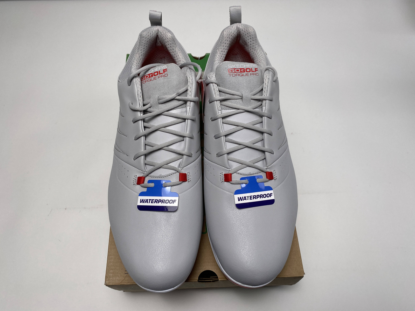 Skechers Go Golf Torque Pro Golf Shoes Gray Red Men's SZ 12 Wide ...