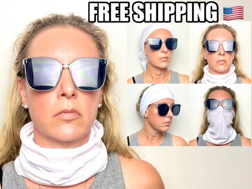 10 Pack Neck Gaiter Face Mask Balaclava Durag Wrist Band Sun shield ...