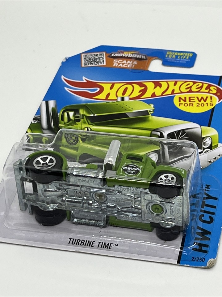 Hot Wheels 2015 #2 Pearl Green Turbine Time, HW City, CFL43 | eBay