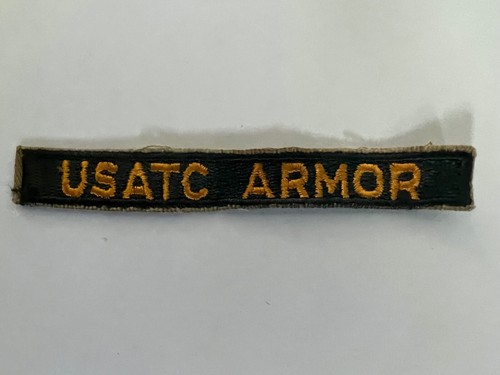 USATC Armor Tab US Army Patch | eBay