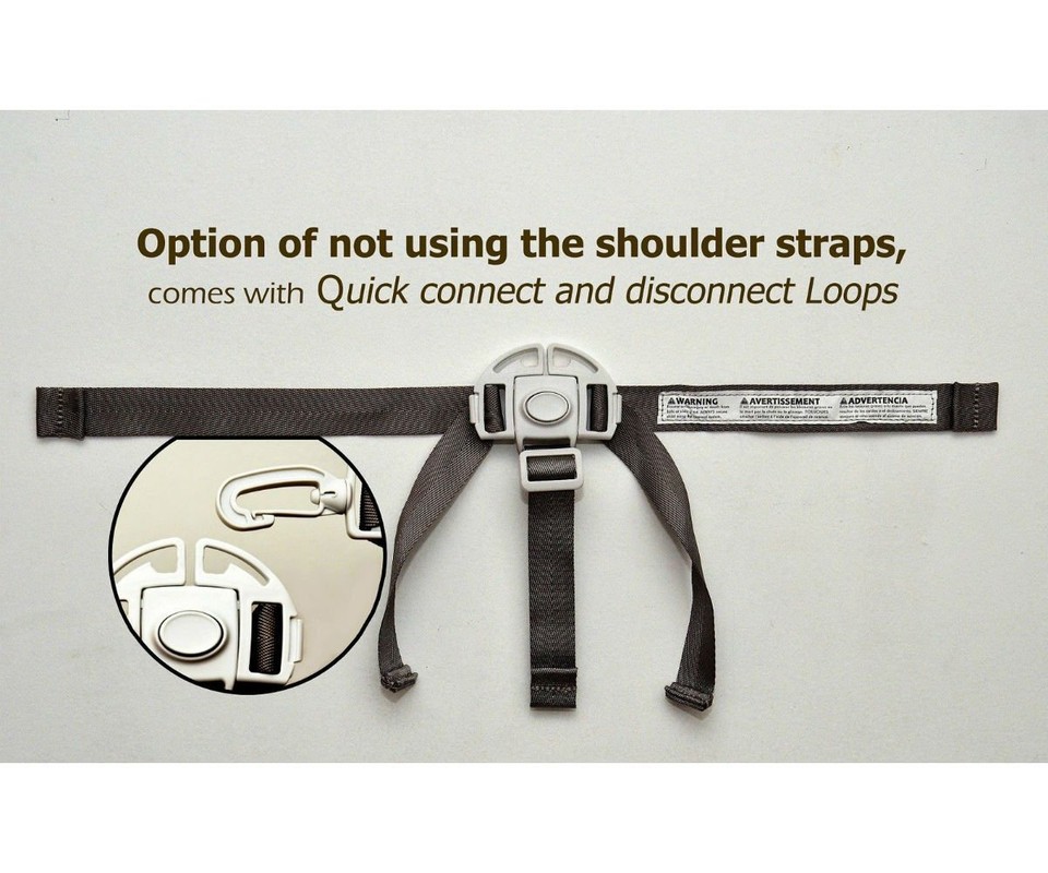 High Chair Straps, Replacement Hight Quality 5 Point Harness for Graco ...