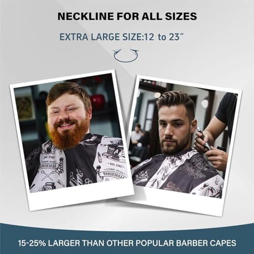 Waterproof Hair Cutting Cape Barber Cape for Men Haircut 56" x 64 ...