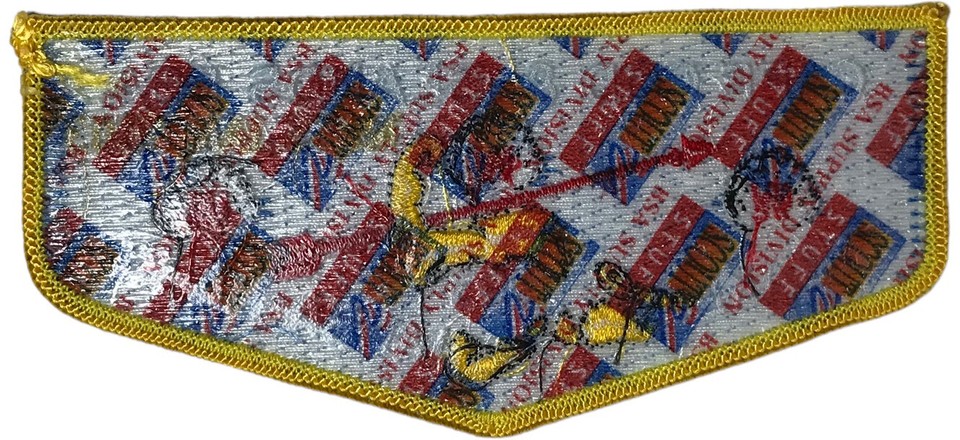 Abake-Mi-Sa-Na-Ki Lodge 393 Cape Cod MA 2003 Mass Jam S16 Flap GLD Bdr ...