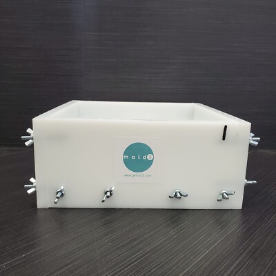 Moldi 8×8 inch HDPE Square Resin Mold with 3 inch Depth | eBay
