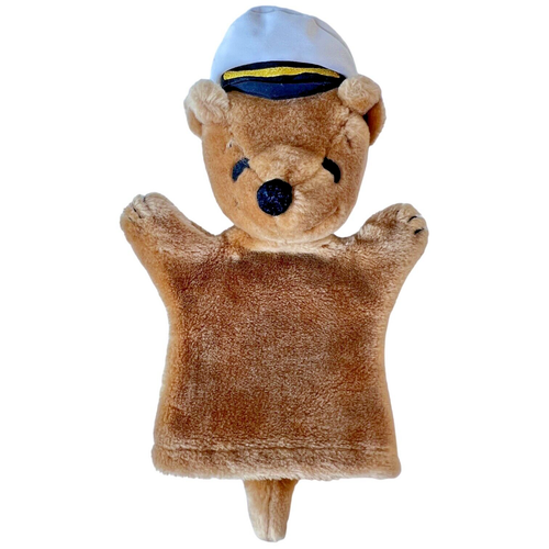 1979 Captain Joshua Bear Hand Puppet A A Happiness Brown Plush June ...