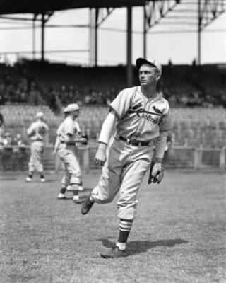 James H Winford Of The St Louis Cardinals Throwing A Ball In Old ...