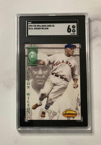 1994 Ted Williams Card Company - #116 Judson Wilson (RC) for sale ...