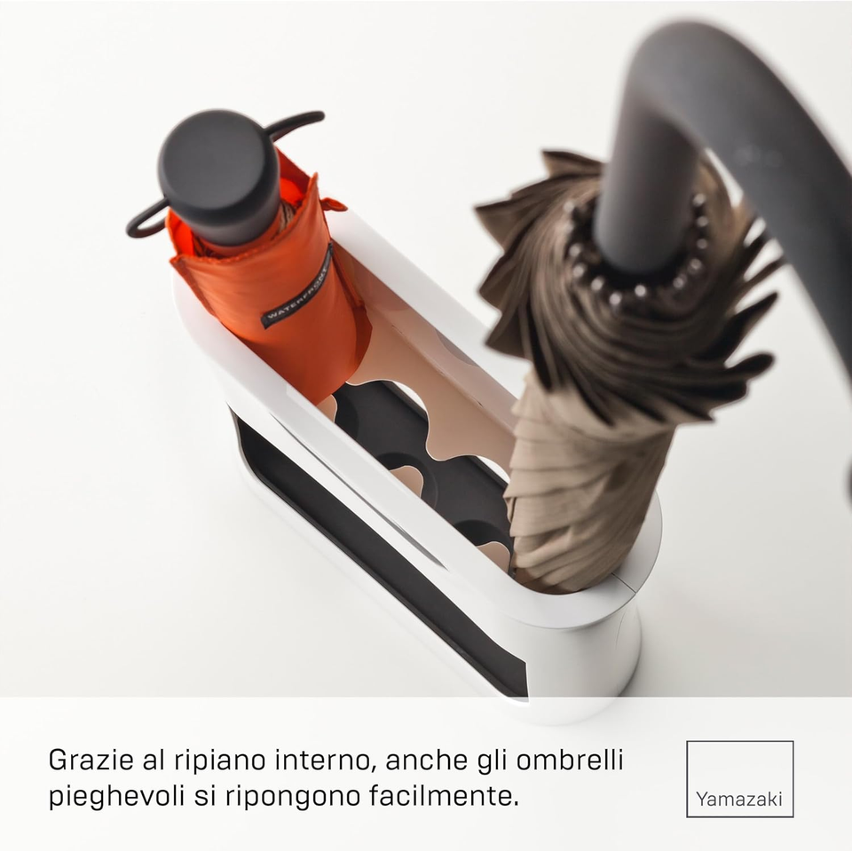 6979 Oval Umbrella Stand, White, ABS Resin/Steel, 20.8 X 7.6 X 28 Cm | eBay