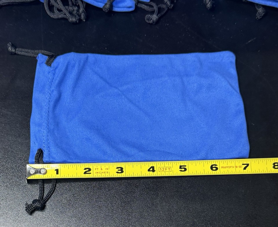 Lot of 50 Mini Drawstring Bags Cotton Solid Blue, 7”x4” | eBay