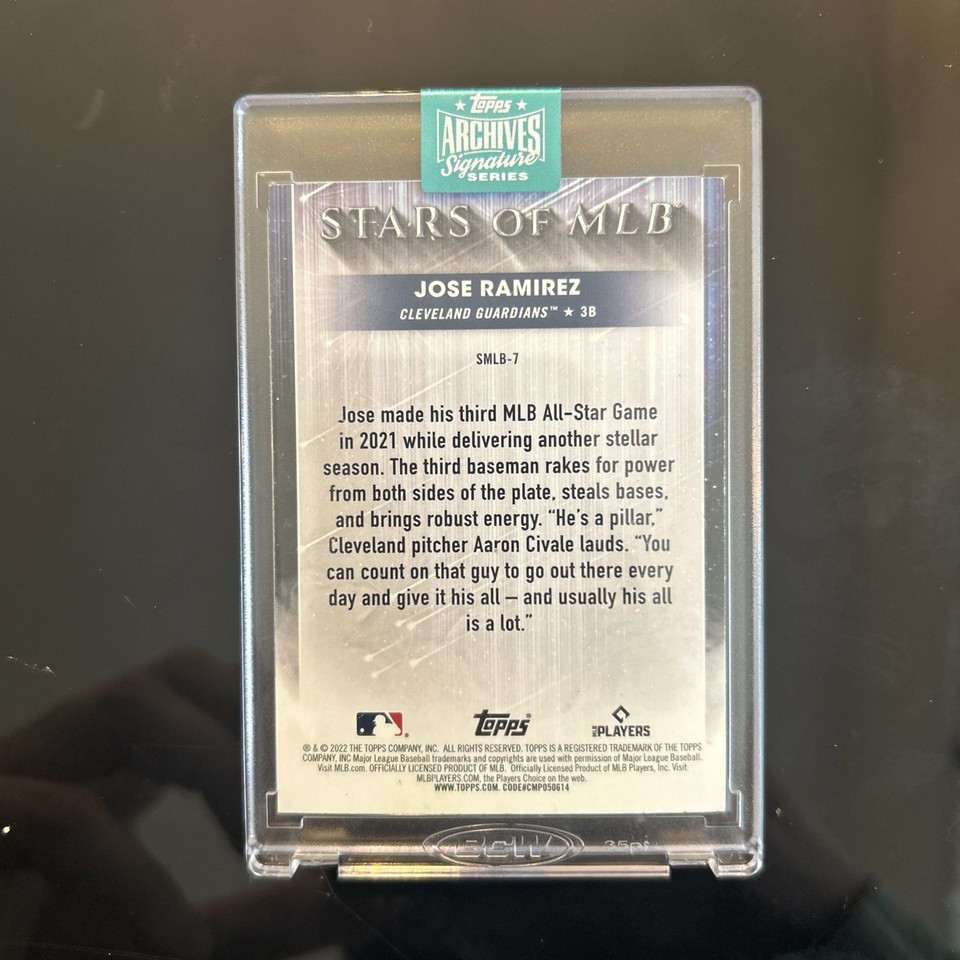 Jose Ramirez 2022 Topps Archives Signature Series Autograph #1/1 | eBay