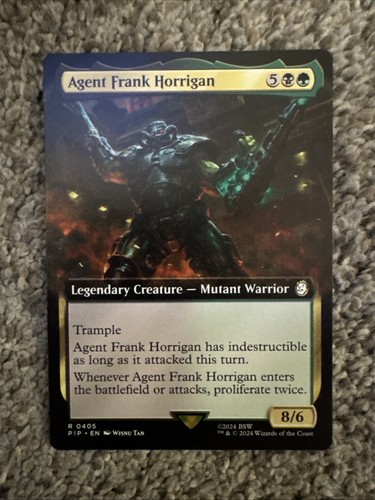 MTG Agent Frank Horrigan (Extended Art ) English PIP | eBay