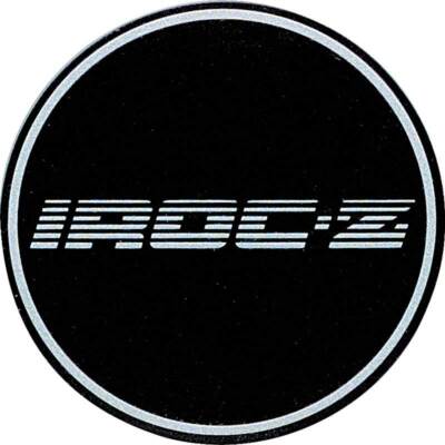 1988 Camaro Center Cap Insert Emblem IROC-Z Silver Aluminum Wheel | eBay