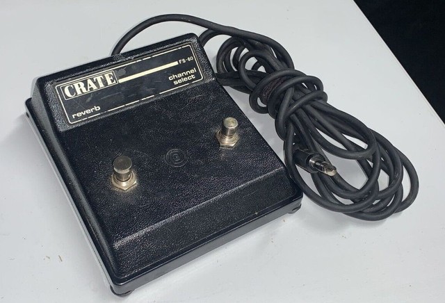 Crate Fs-60 Guitar Footswitch Vintage 2 Channel Select Reverb Black FS ...