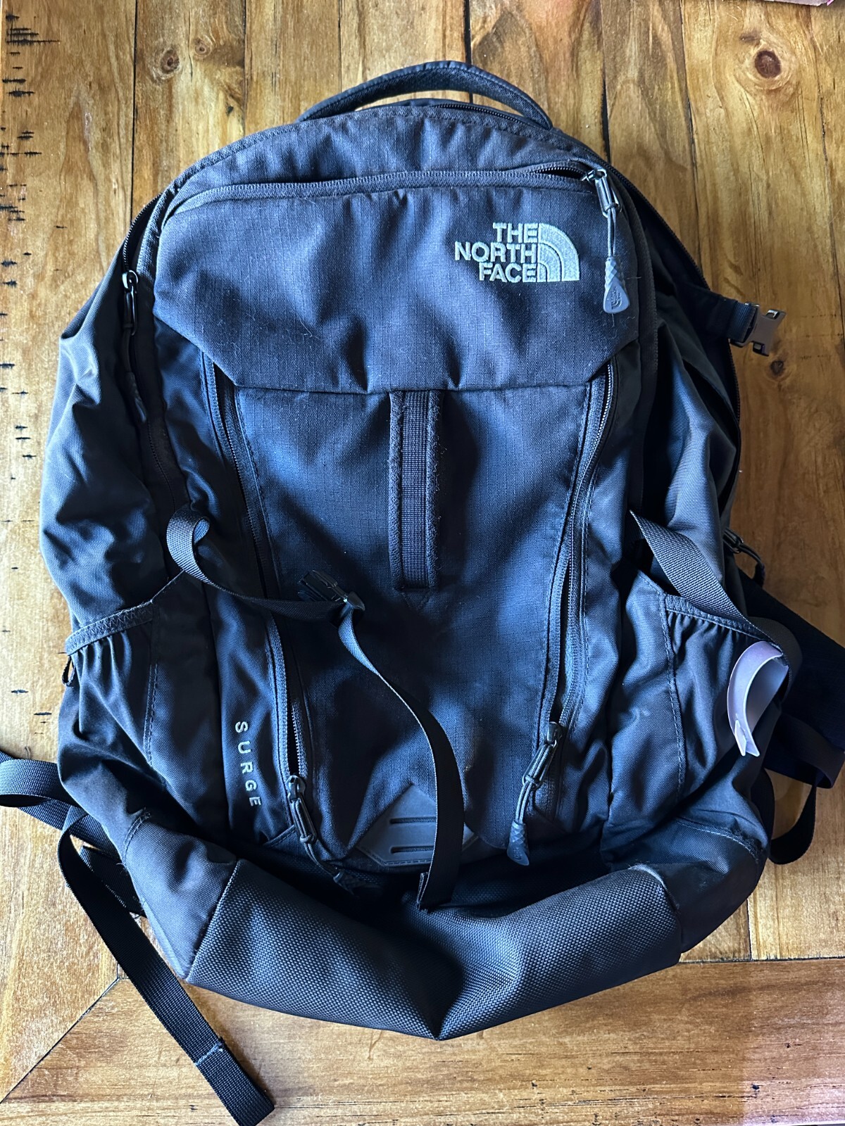 The North Face Surge Backpack Black FlexVent Laptop H… - Gem
