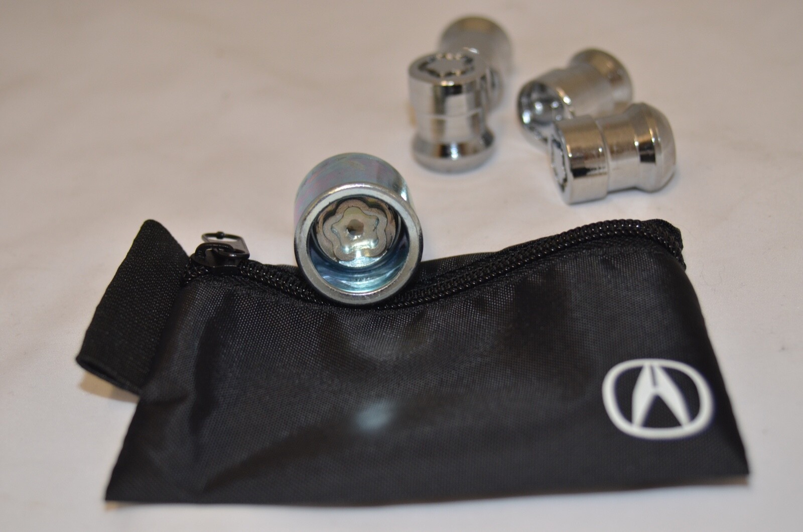 NEW Genuine OEM Acura Chrome Wheel Lock Set 08W42-S6M-201 | eBay