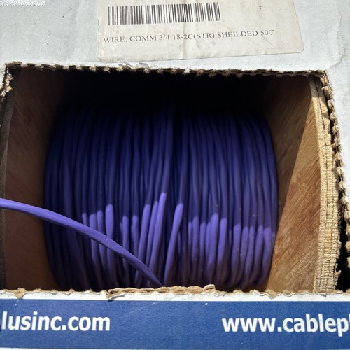APPROX 150’ E171202-01 18 AWG 2C 75C COMMUNICATION CABLE | eBay