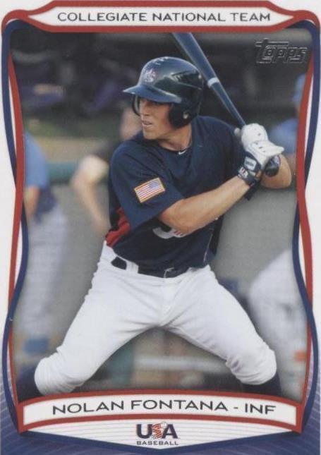 2010 Topps USA Baseball Team - Nolan Fontana #USA-28 (RC) for sale ...