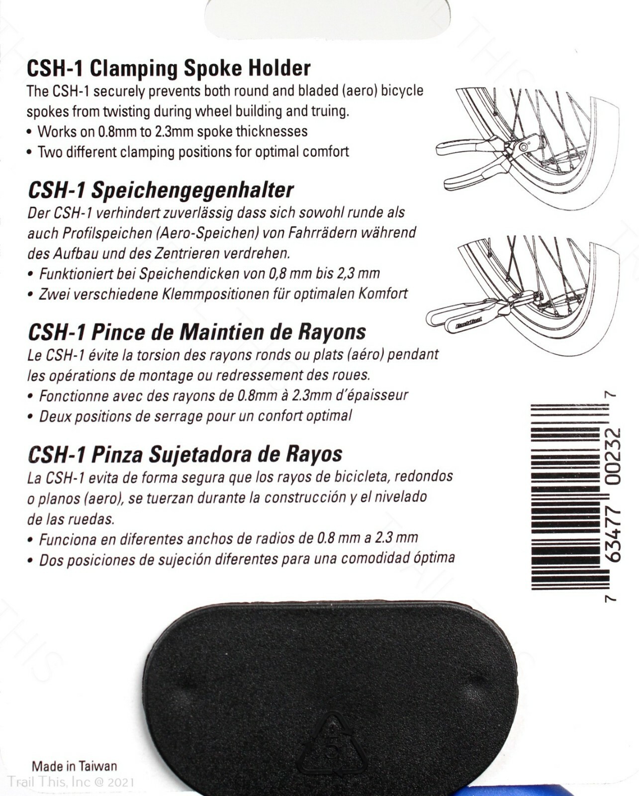 Park Tool CSH-1 Clamping Spoke Holder for sale online | eBay