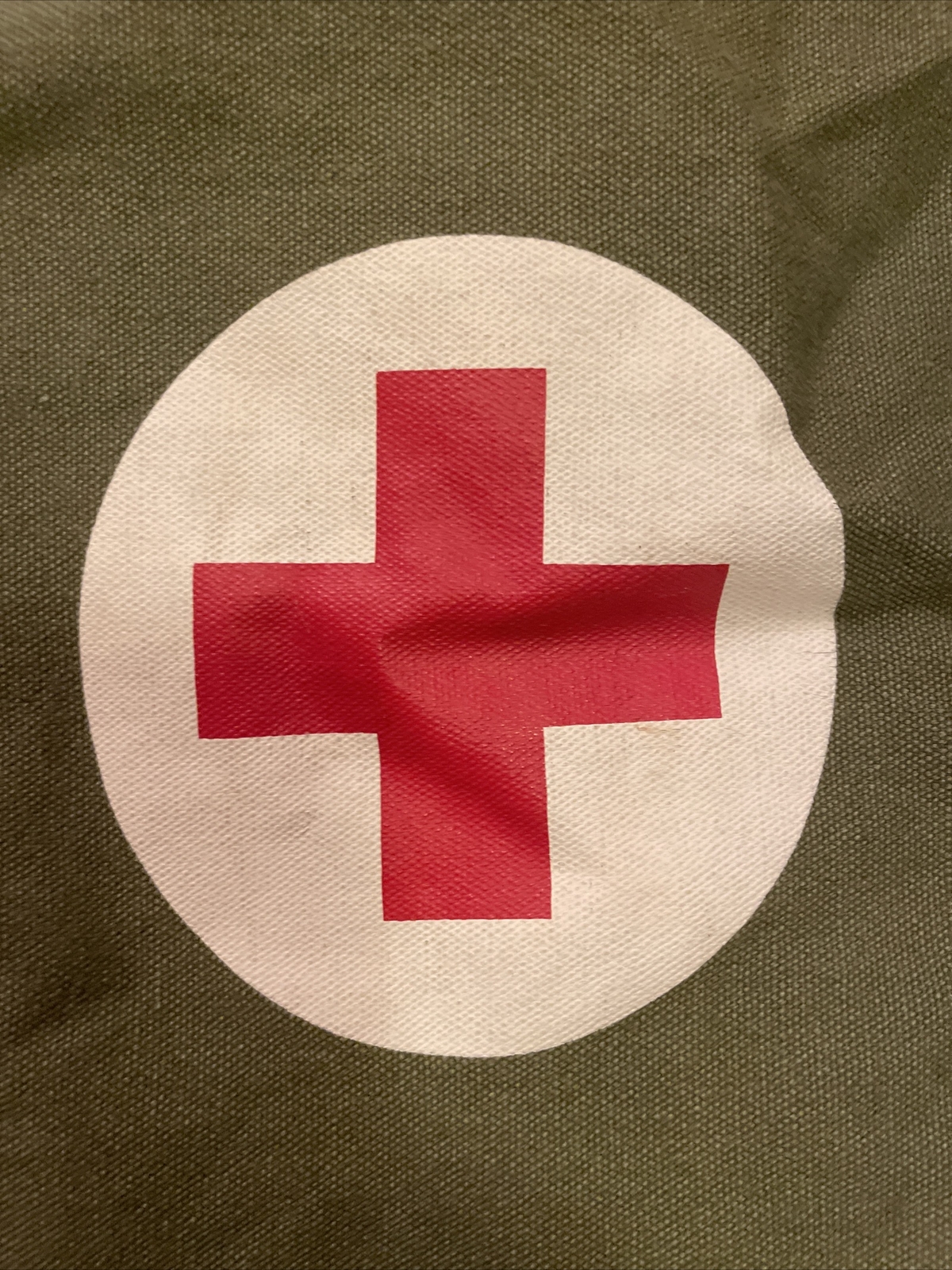 EUC Army Green First Aid Logo Satchel Messenger Canva… - Gem