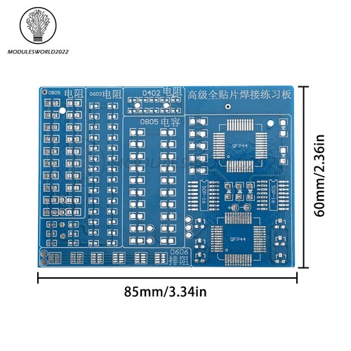 SMT SMD Component Welding Practice Board Soldering DIY Kit Learning ...