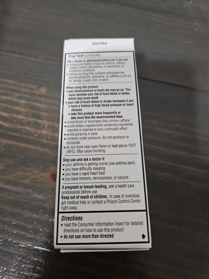 Primatene Mist Epinephrine Inhalation Aerosol Bronchodilator Exp 05/ ...